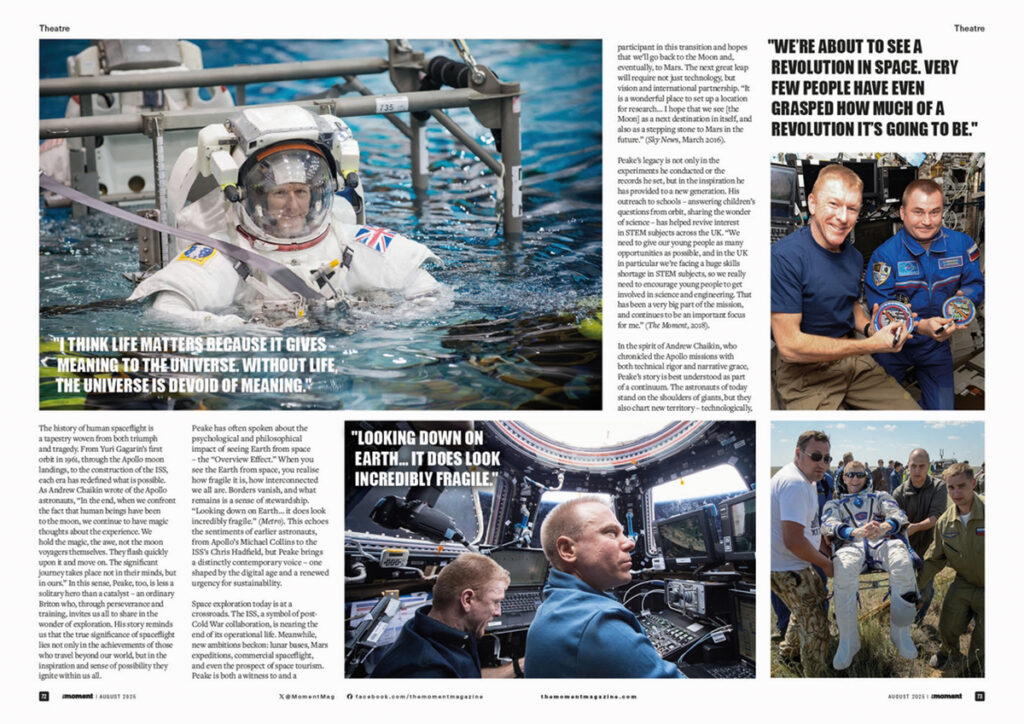 Tim Peake Returns: 'Astronauts - The Quest to Explore Space' UK Tour ...