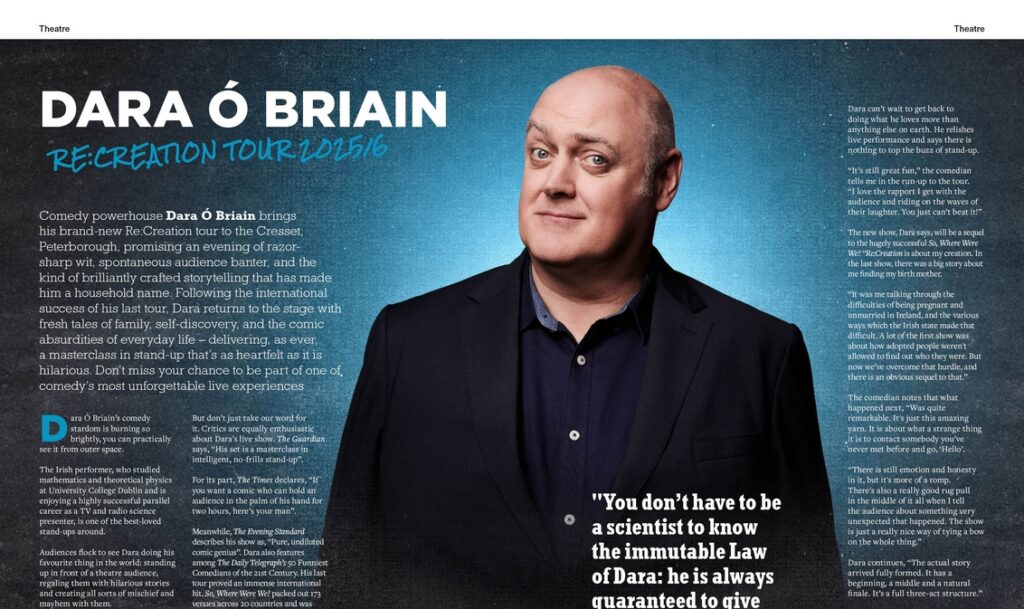 Dara Ó Briain - Re:Creation Tour 2025/6 | The Moment Magazine