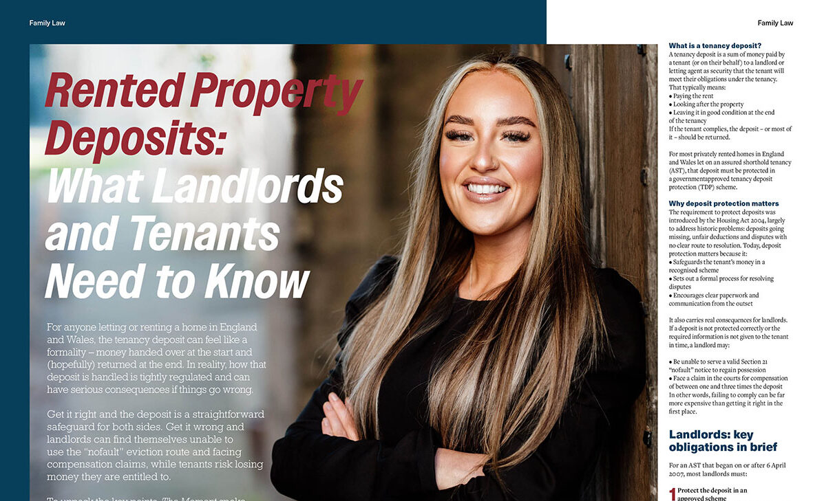 Rented Property Deposits: What landlords and tenants need to know ...